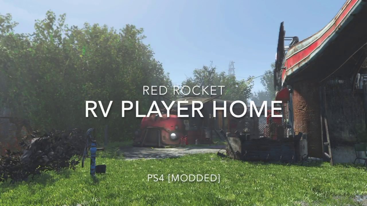 Fallout 4 Settlement: Red Rocket - RV Player Home [PS4 Modded ...