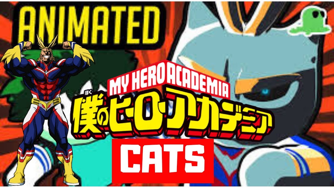 ALL MIGHT REACTS! (my hero academia cats) - YouTube