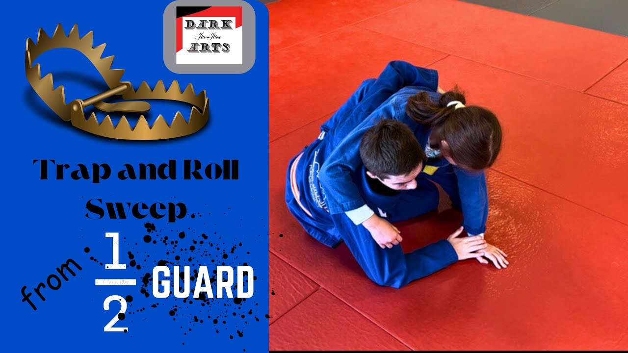 Trap and Roll Sweep from Half Guard - YouTube