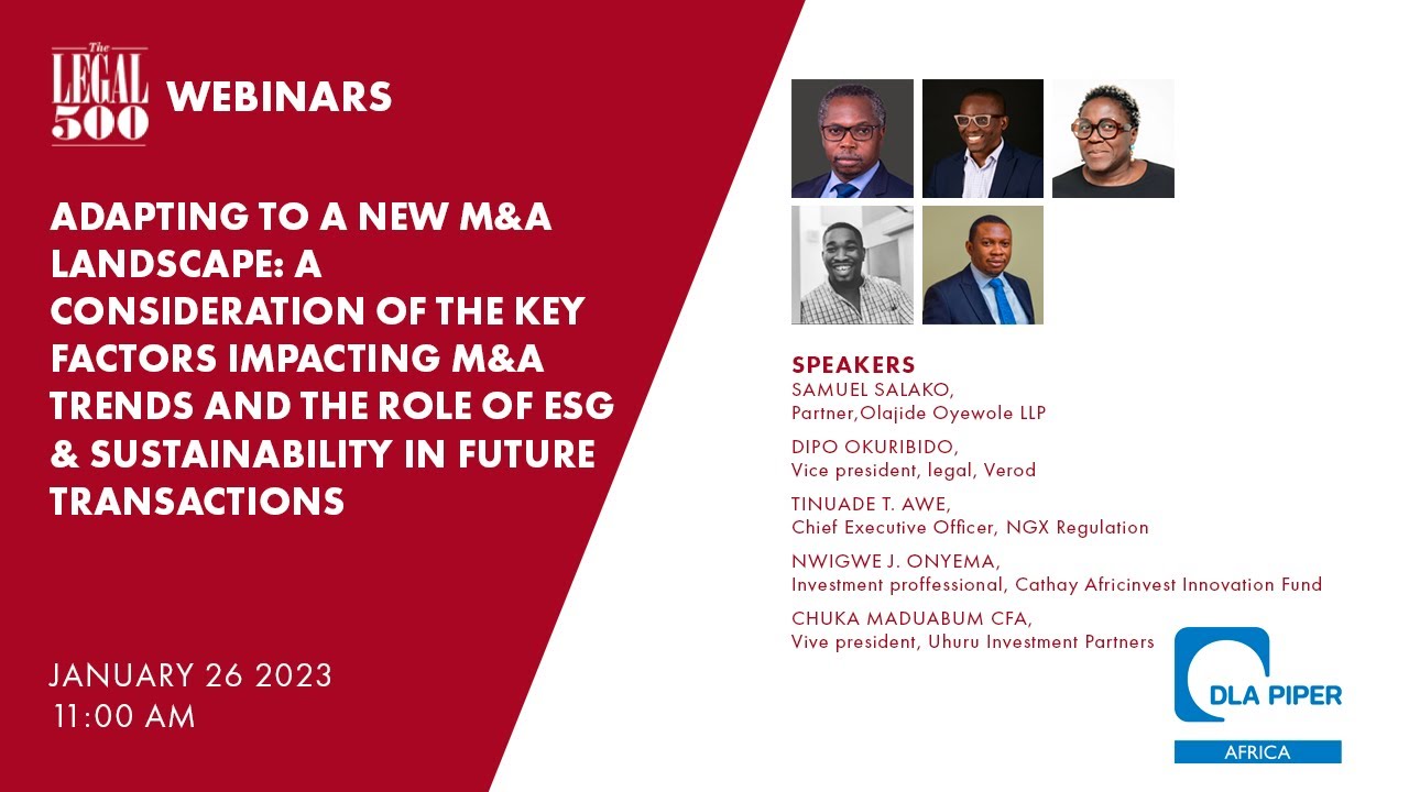 The Legal 500 Webinar: A Consideration of Factors Impacting M&A in ...