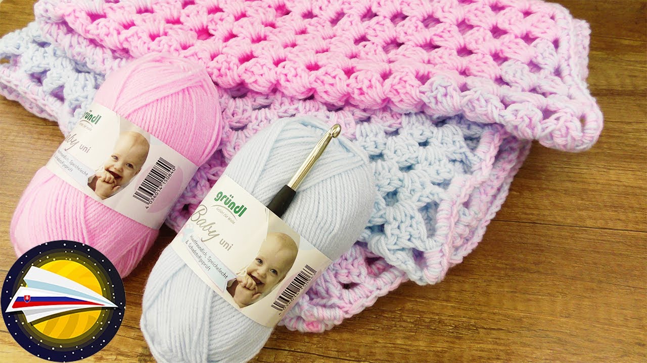Háčkovaná deka pre bábätko | Háčkovaná deka | Ako uháčkovať deku ...