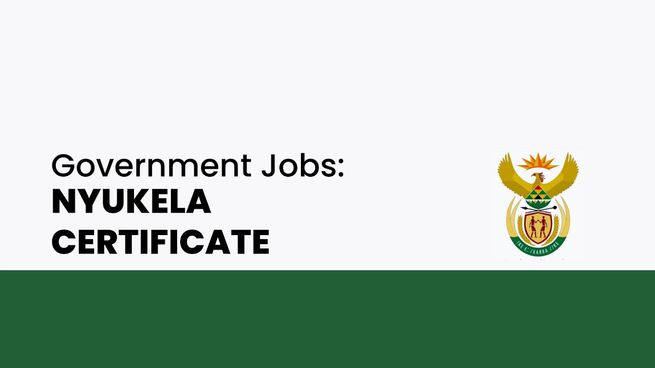 Guide: The Nyukela Certificate - YouTube