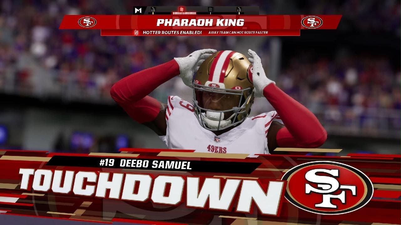 Madden NFL 23 - Deebo Samuel 65 Yard Touchdown - YouTube