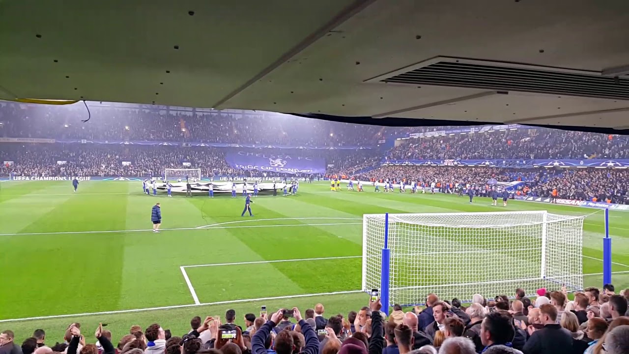Chelsea vs Roma 18/10/17 ucl anthem - YouTube