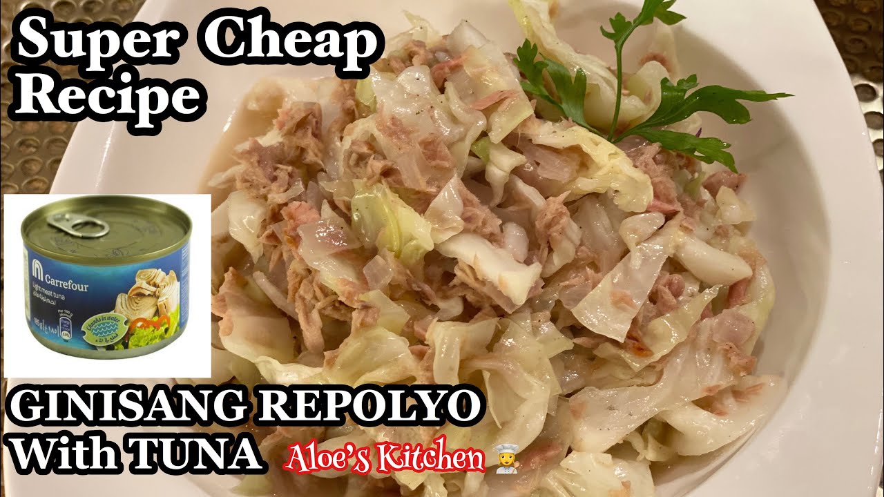 Tuna Repolyo Recipe | Cabbage Tuna Recipe | Easy & Very Cheap Recipe ...