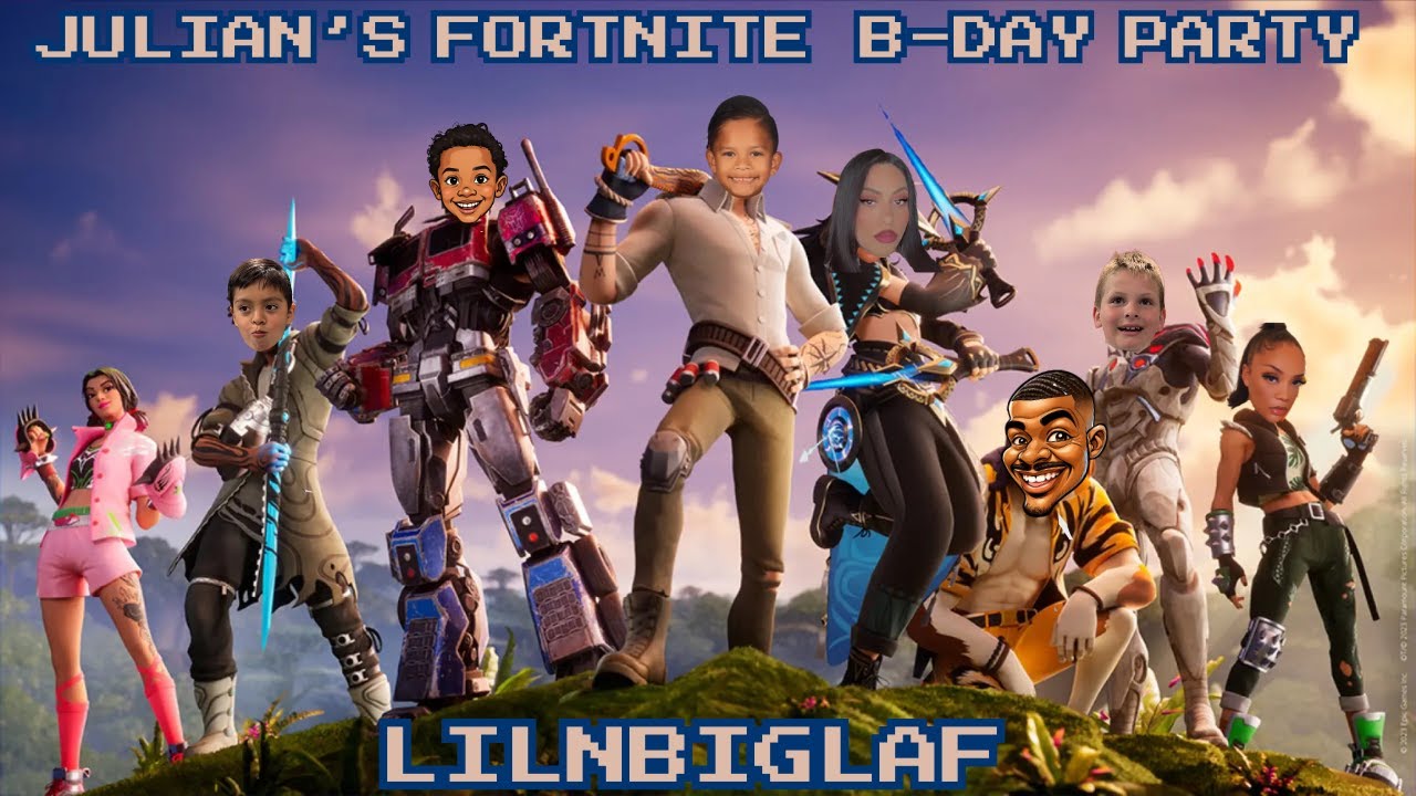 Julian's Fortnite B-day Party - YouTube