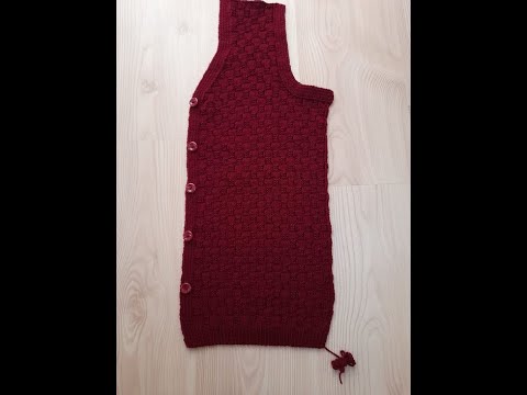 1.BÖLÜM  Sepet örgü modeli ile 38 beden yelek . #örgü #gelinyelekleri #çeyizlikyelek