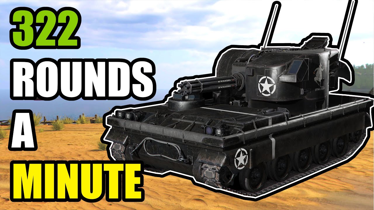 GATLING GUN LIGHT TANK || Vigilante T249 Black Edition - YouTube