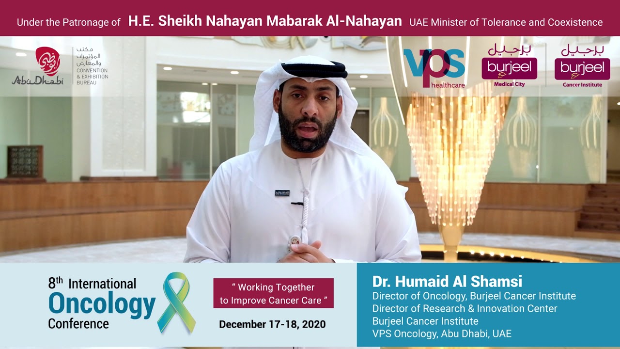 8th International Oncology Conference 2020 - Dr. Humaid Al Shamsi - YouTube