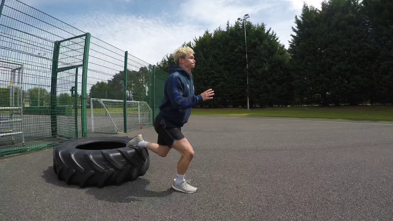 RFE Split Squat Hops - YouTube