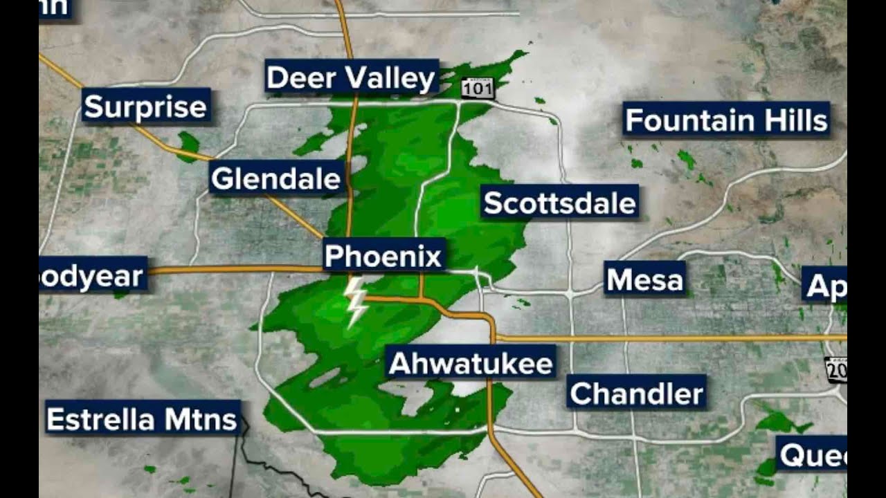 RADAR: Tracking storms across the Valley, state - YouTube