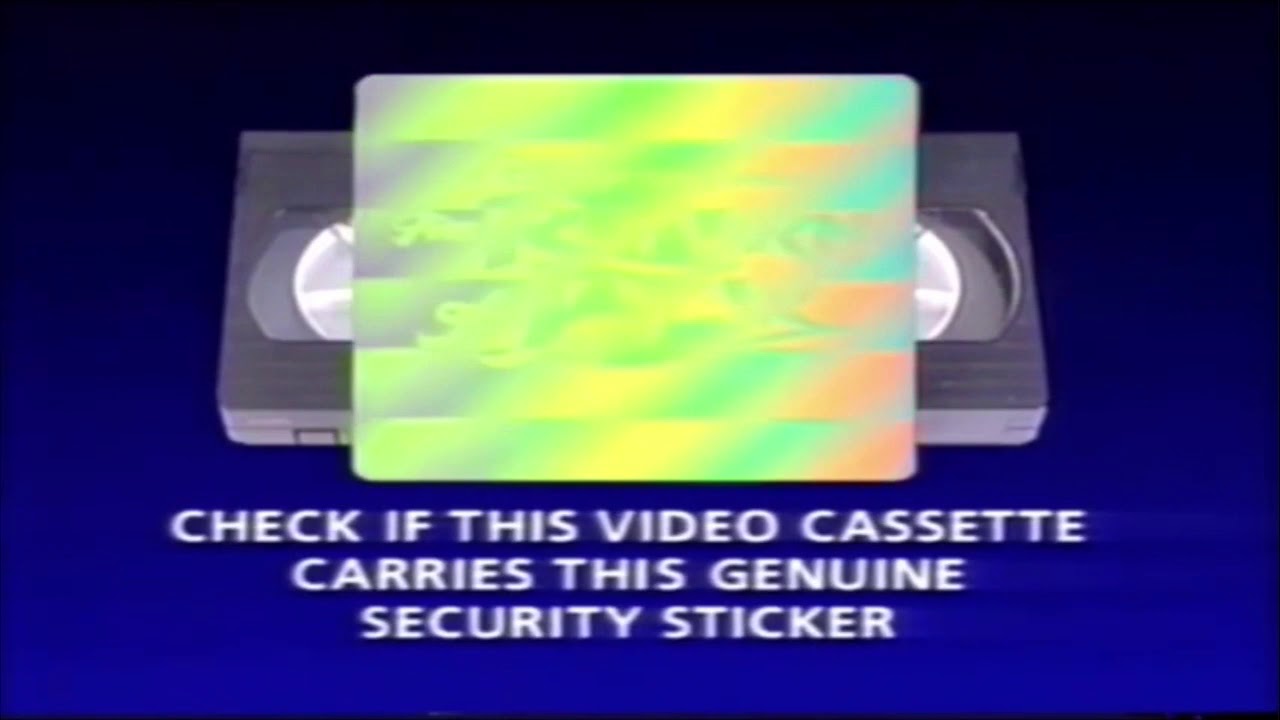 Disney Video Piracy Warning John Sachs (1995) (John Sachs Version ...
