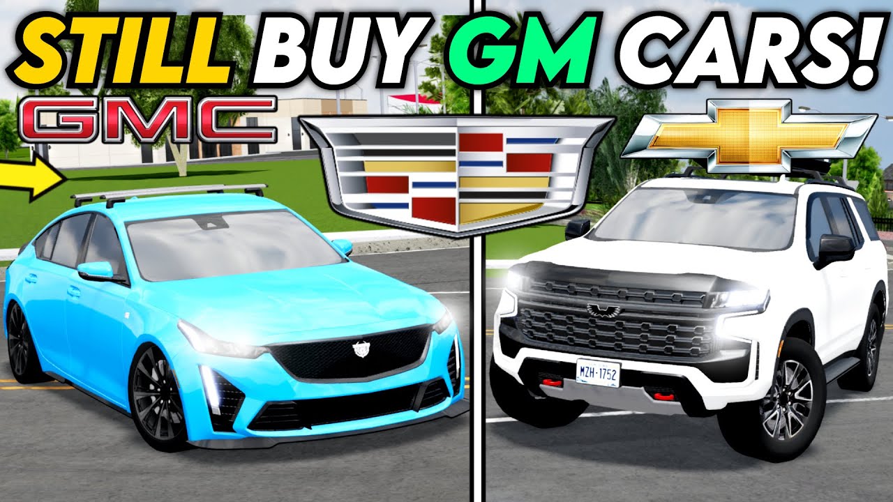 YOU CAN STILL BUY REAL CHEVROLET, CADILLAC & GM CARS IN THIS ROBLOX ...