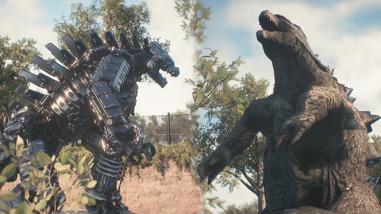 Godzilla Chase Mechagodzilla - Fan Movie - YouTube