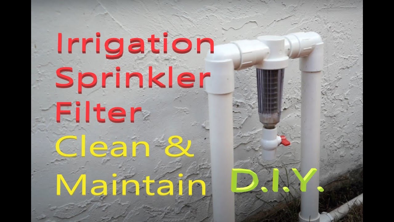 Clean Irrigation Water Sprinkler Filter - YouTube