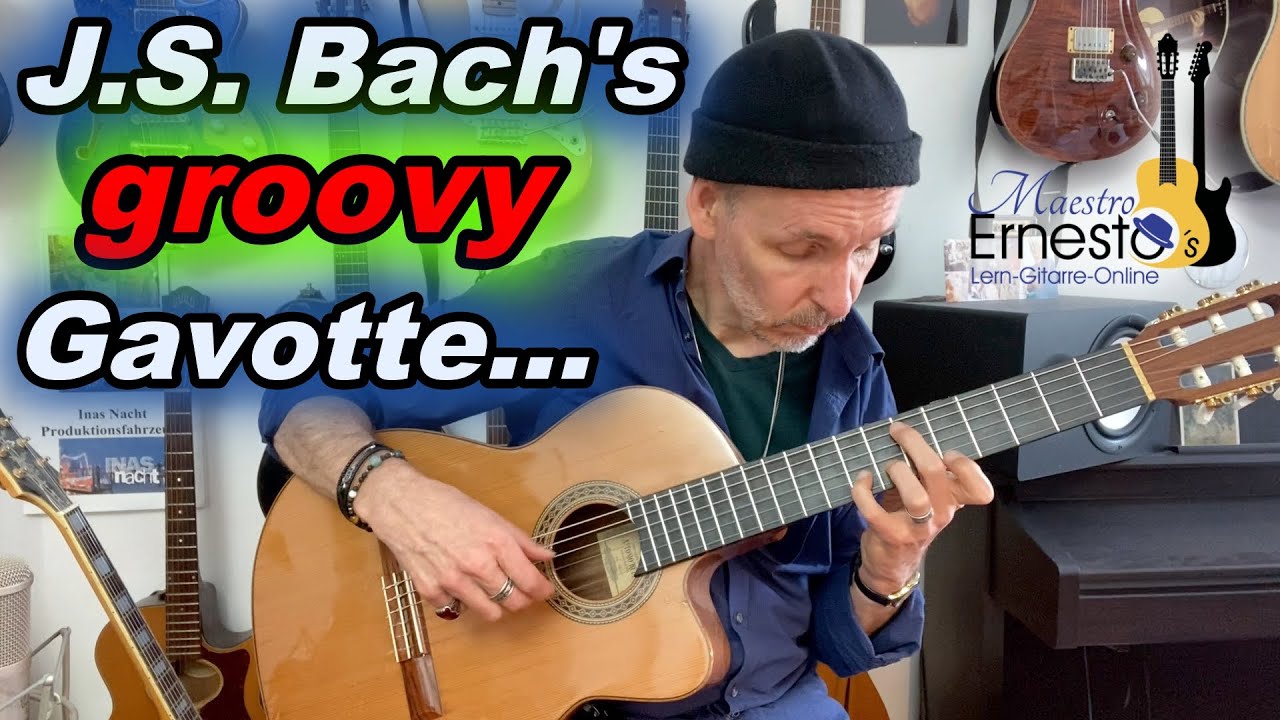 J.S. Bach’s „Groovy“ Gavotte 2 BWV 995 - YouTube