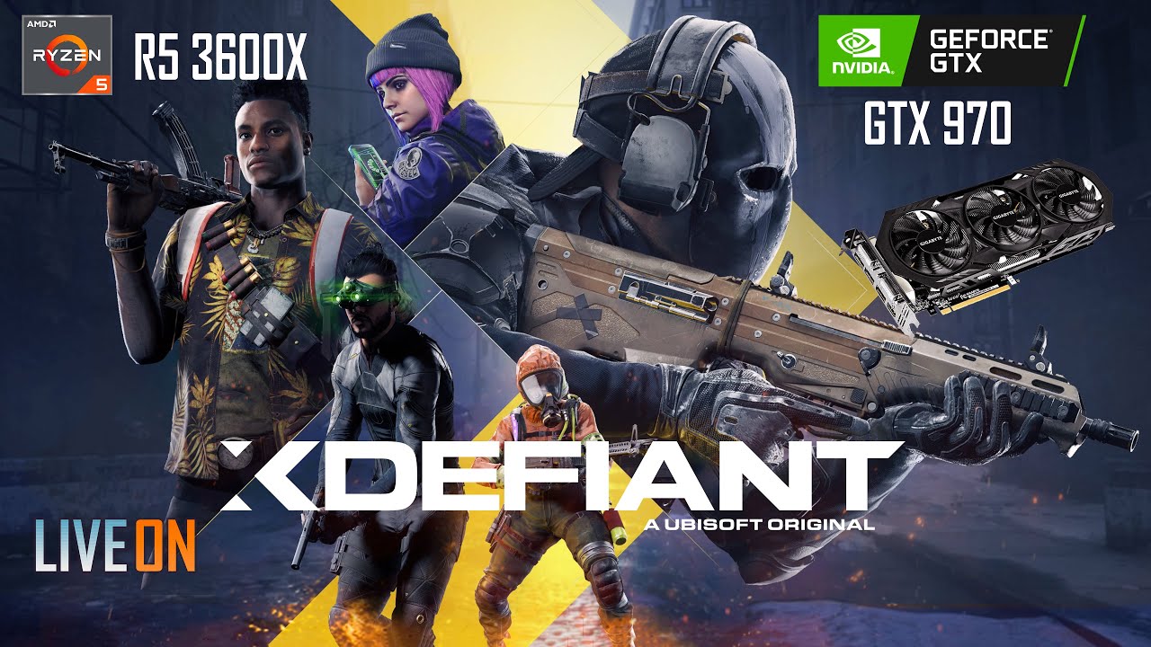 XDefiant gameplay pc | ryzen 5 3600 + gtx 970 | 16GB RAM - YouTube