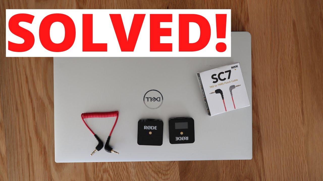 How to connect your Rode Wireless Go with a laptop - YouTube