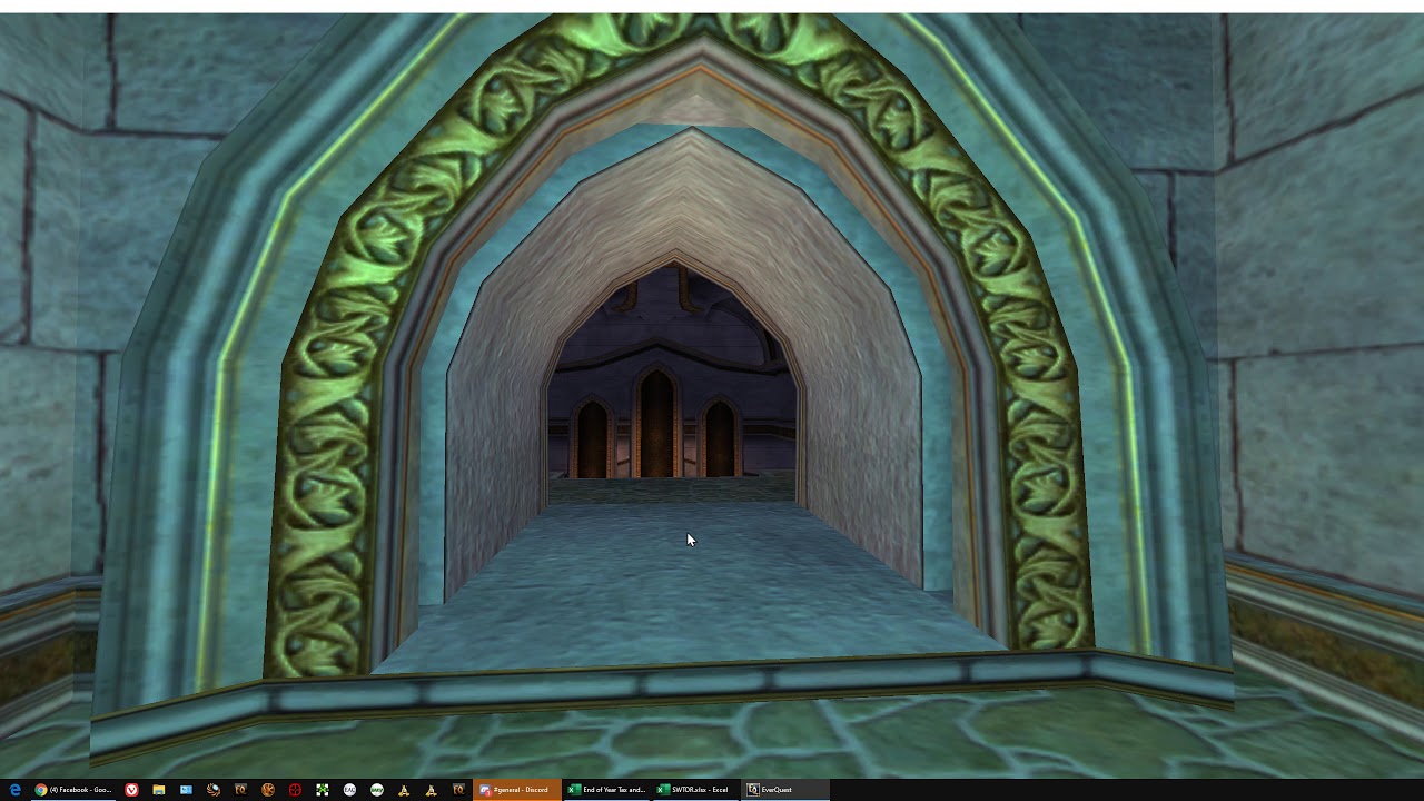 EverQuest - Palatial Guild Hall Walkthrough (bare) - YouTube