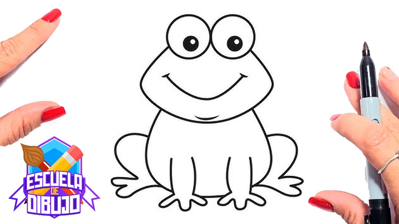¿Cómo Dibujar una RANA? 🐸🐸 Dibujo de un SAPO Paso a Paso 🦎🖍️ - YouTube