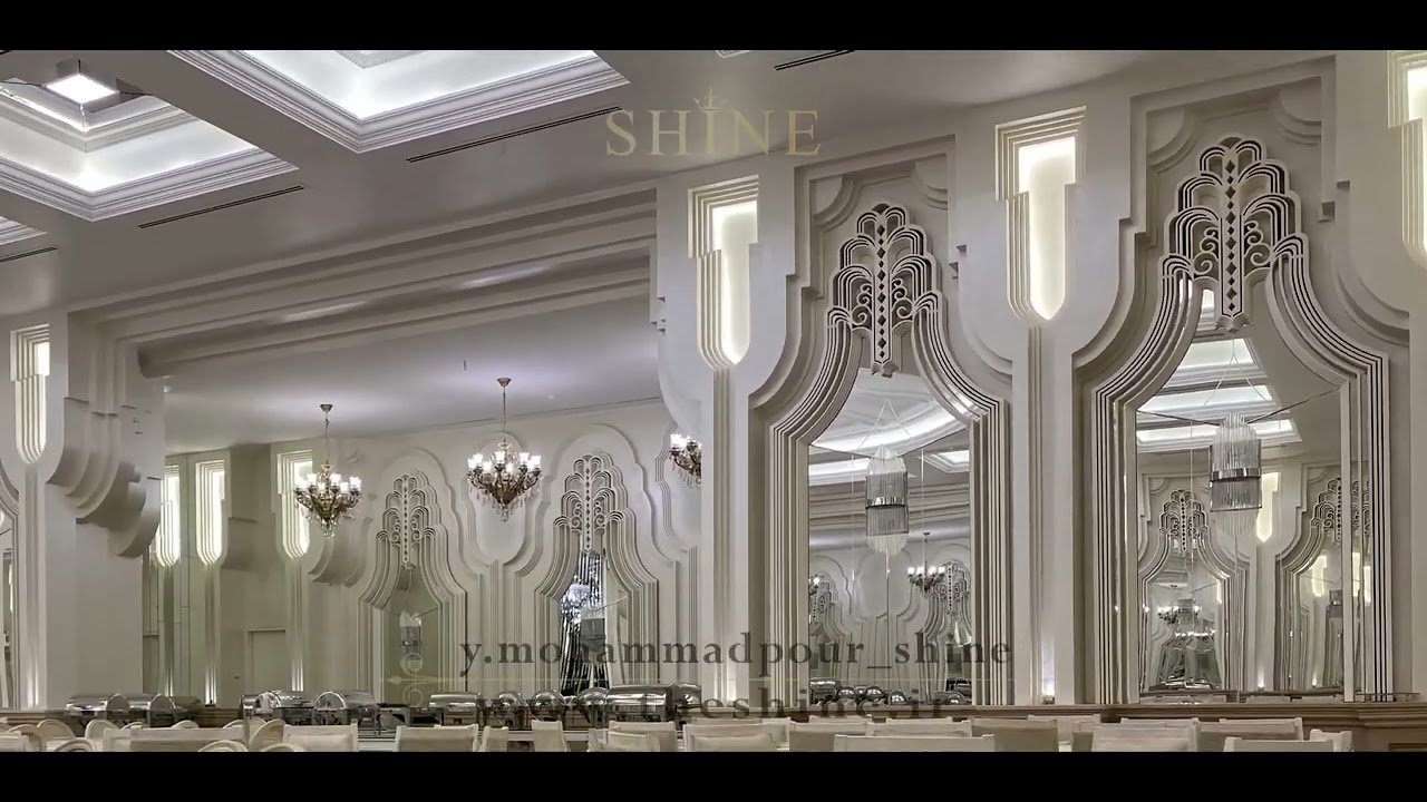 Zarrin Ceremonial Hall Interior Design - YouTube
