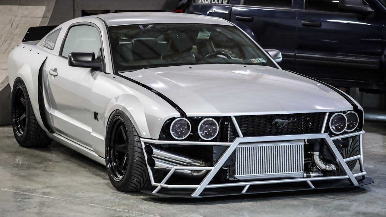 EXO Bumper Rebuild and SPLITTER Install | Turbo Mustang - YouTube