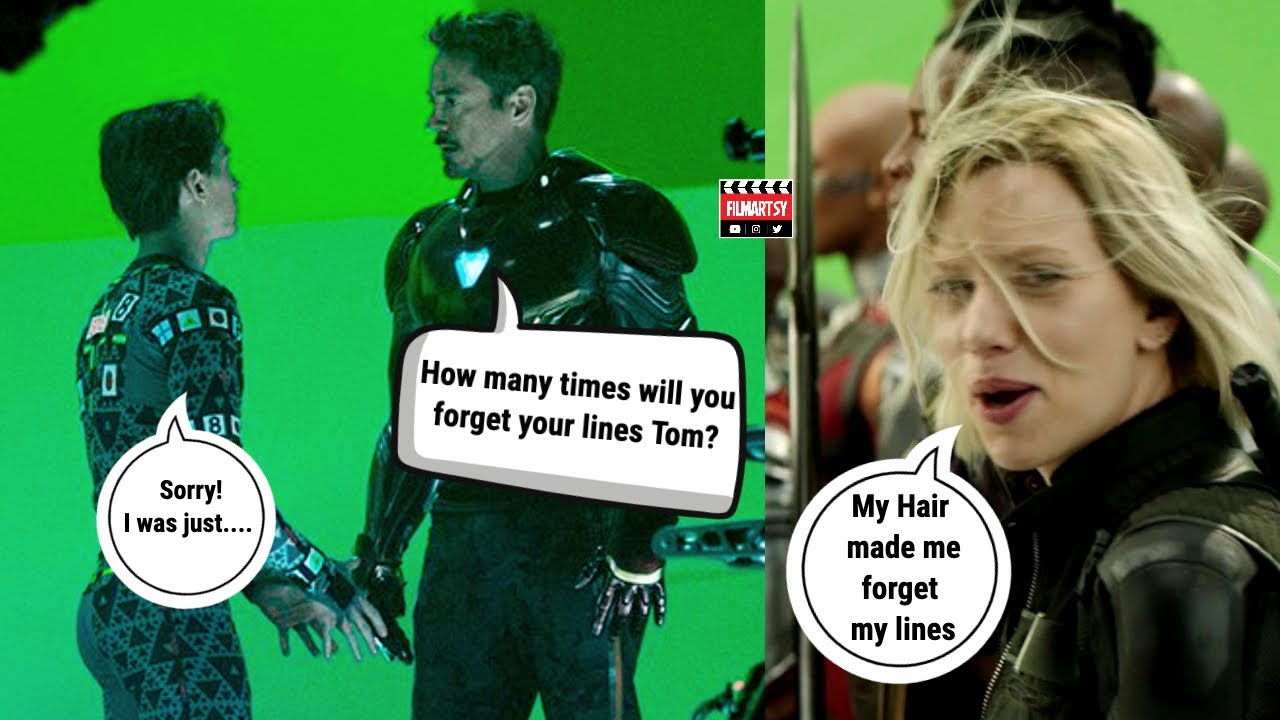 Marvel Cast Forgetting Their Lines | Avengers Cast Forgetting Their ...