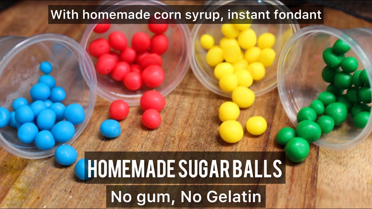 DiY Sugar pearls for Cake Decoration / Edible Sugar balls Recipe - YouTube