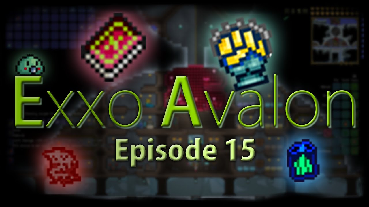 Terraria Exxo Avalon - Episode 15 - Crafting Madness - YouTube