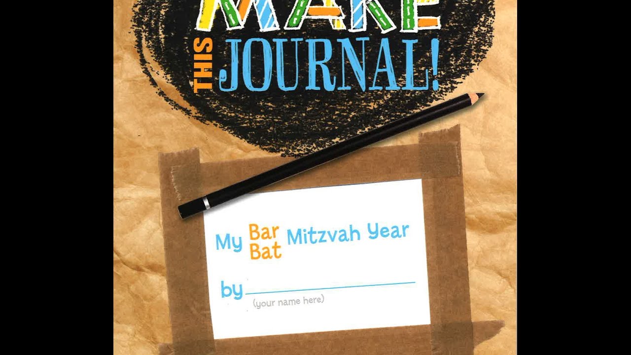 Make This Journal! My Bar/Bat Mitzvah Year - YouTube