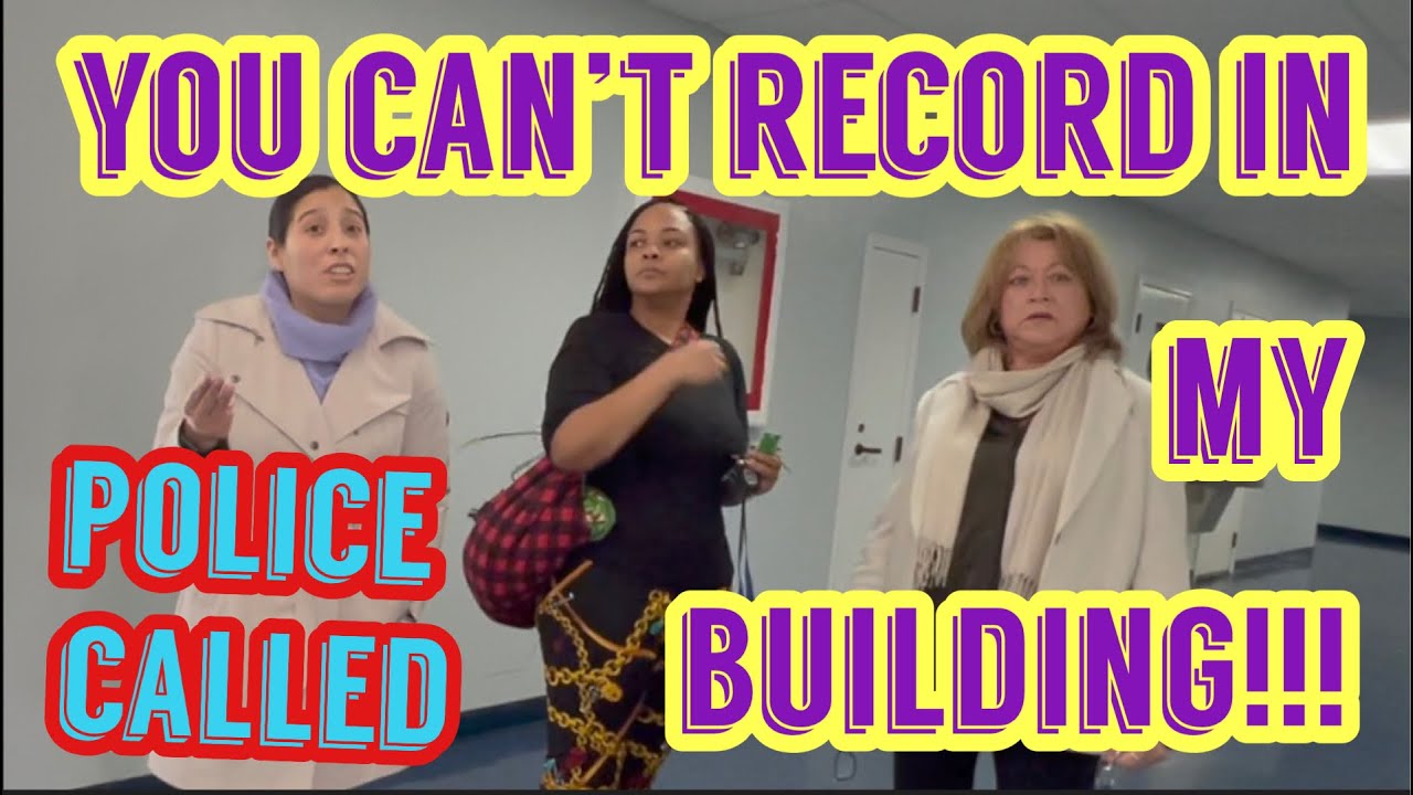 "WE CALLED THE POLICE JUST SO YOU KNOW!!!" FIRST AMENDMENT - YouTube