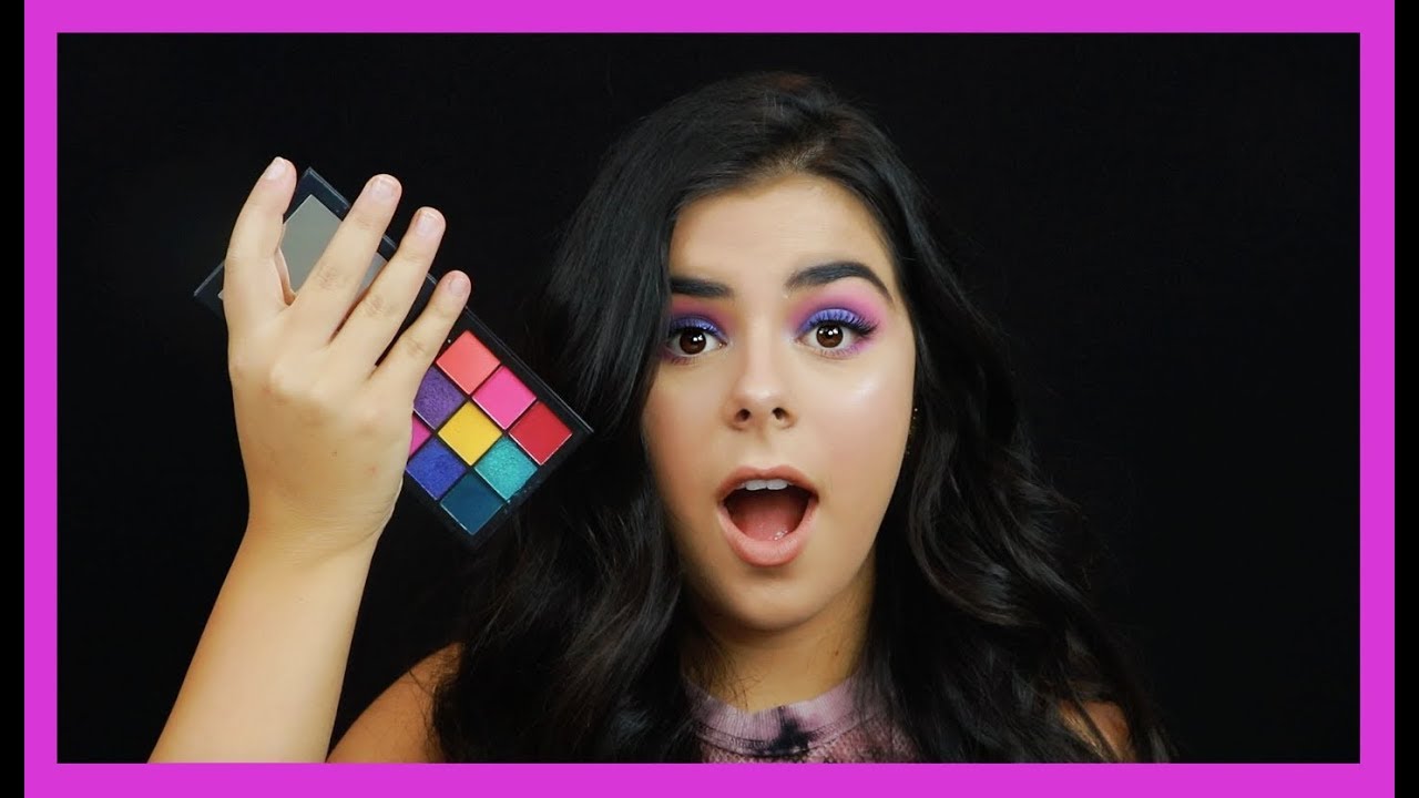 Gorgeous Blue & Pink Eyeshadow Tutorial - YouTube