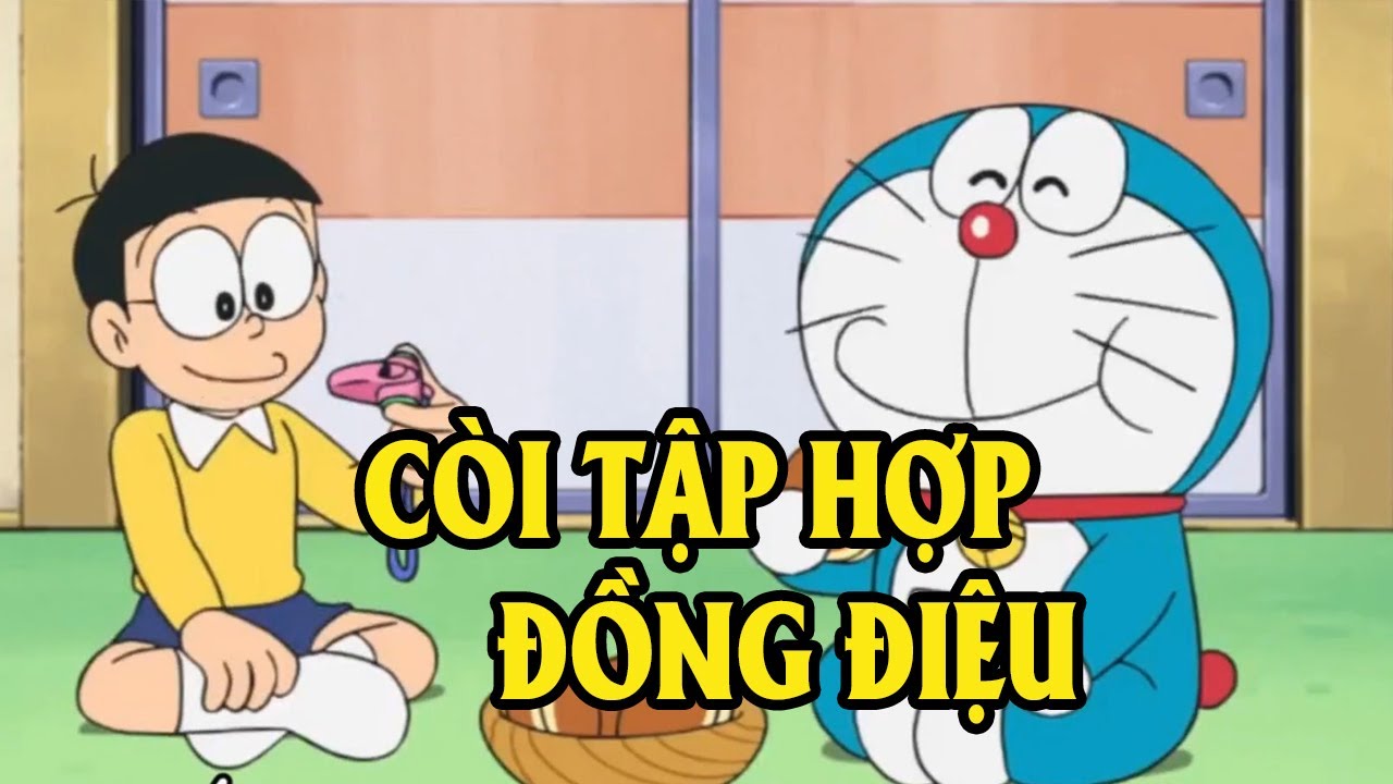 Review Doraemon | Còi Tập Hợp Đồng Điệu - YouTube