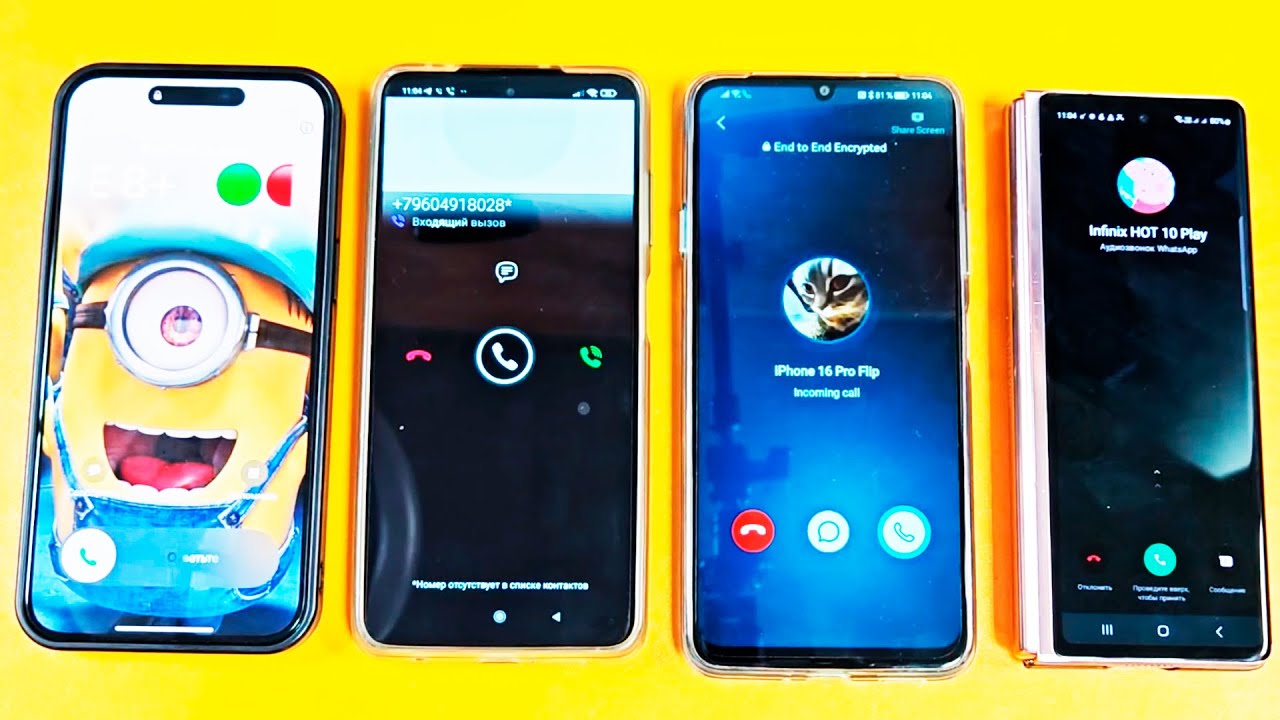 FACETIME VIBER COMERA WHATSAPP INCOMING CALL IPHONE 16 PRO MAX POCO X3 ...