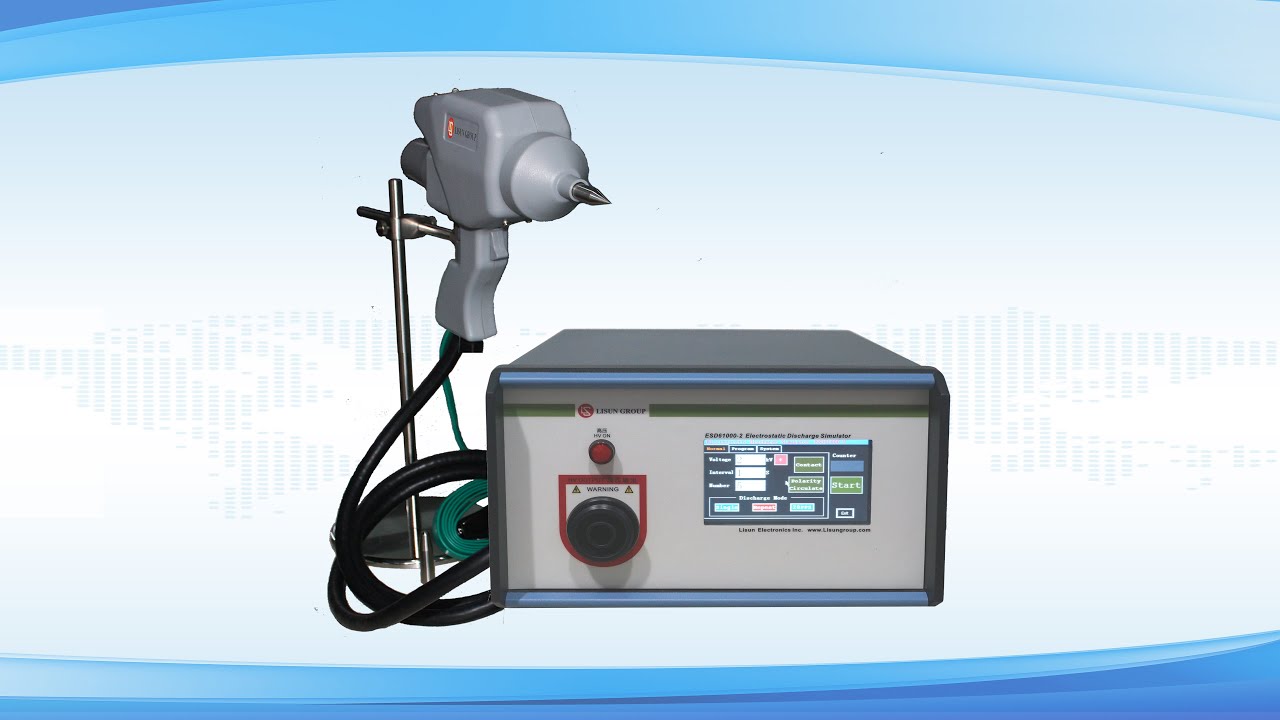 EN61000-4-2 Electrostatic Discharge Simulator | ESD Guns - LISUN - YouTube