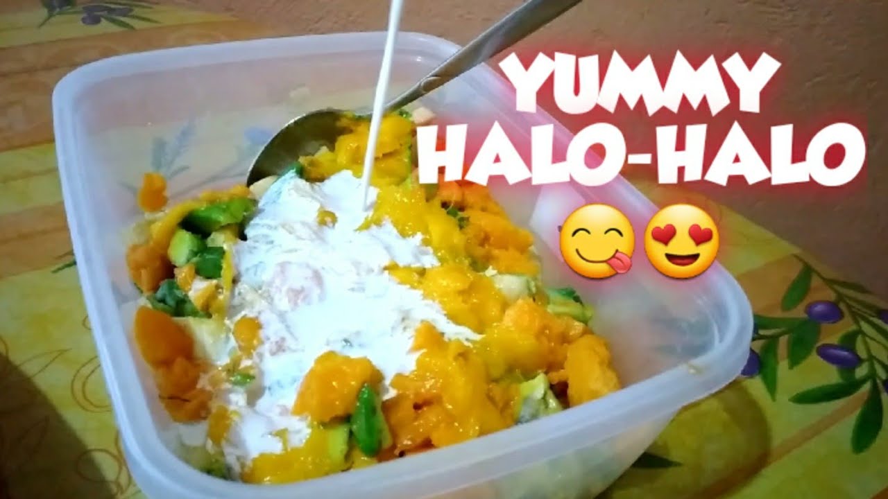 HOW TO MAKE FRESH FRUITS HALO-HALO - YouTube