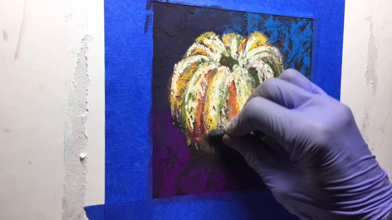 Painting a Squash in Pastel - YouTube