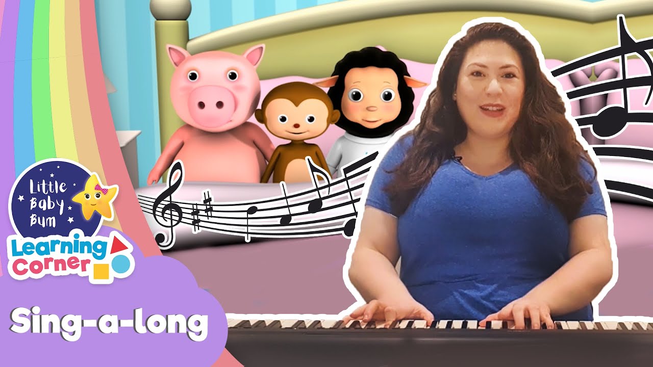 Sing 10 In The Bed Song | Sing Along Corner | Learning Videos For Kids ...