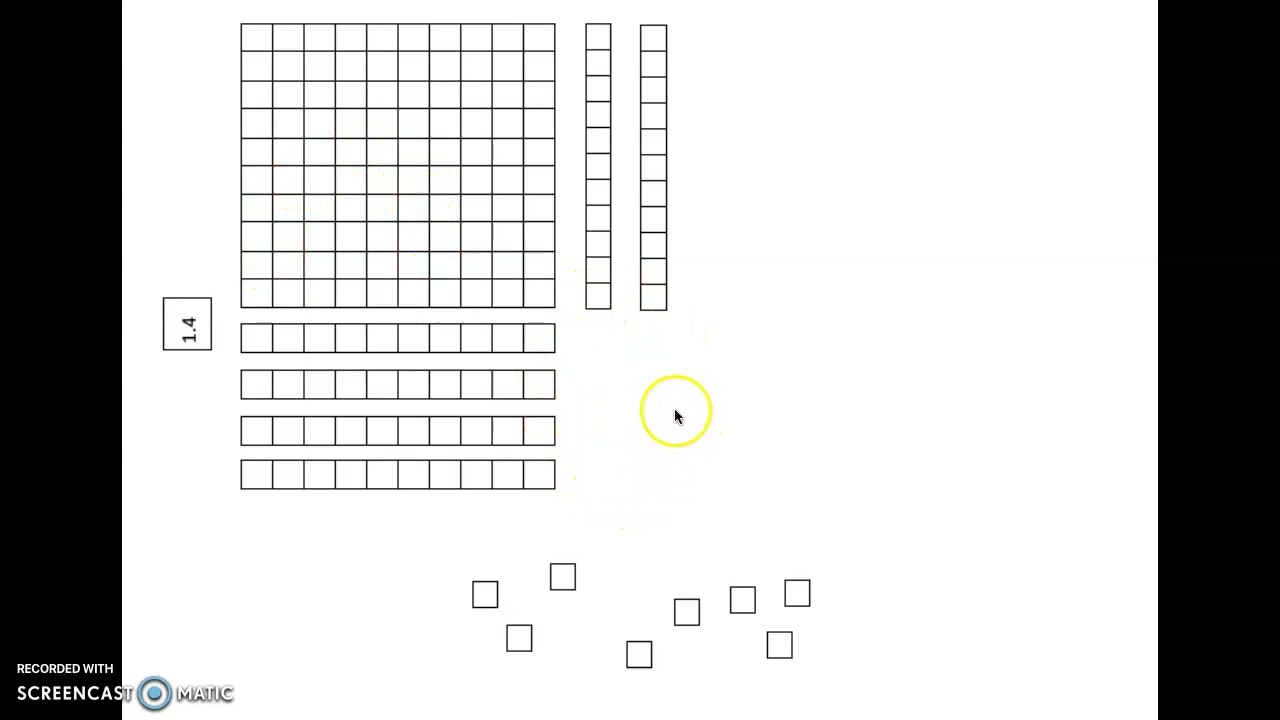 Multiplying Decimals Using Base 10 Blocks YouTube Multiplying Decimals Using Base 10 Blocks YouTube