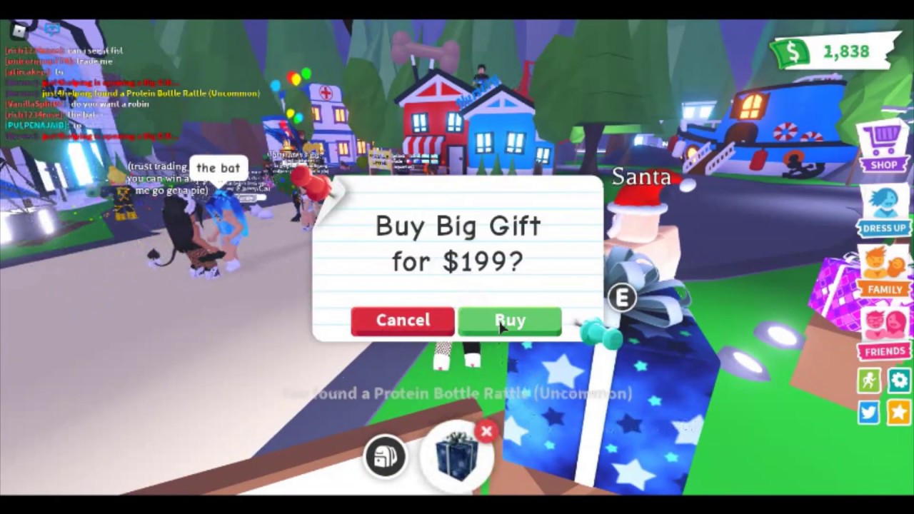 Gifting people who be kind a free BIG GIFT in adopt me!|StrawVerry ...