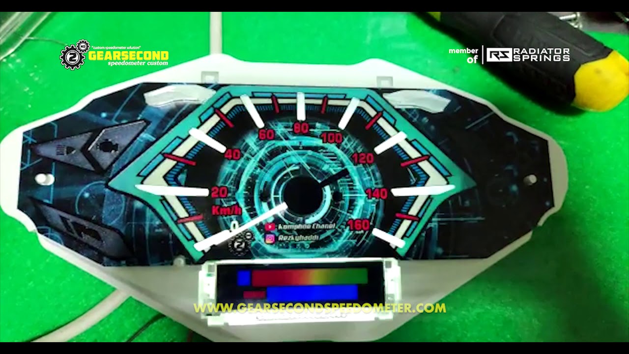 Modif Speedometer VARIO 150 - Gearsecond Speedometer - YouTube
