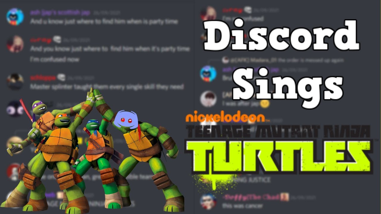 Discord Sings the Teenage Mutant Ninja Turtles Theme - YouTube