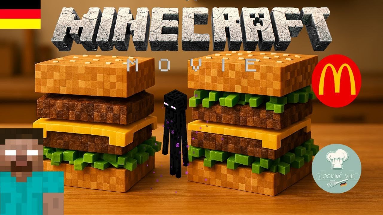 MINECRAFT-FILM – CHEESEBURGER & BIGMAC | REZEPT - YouTube