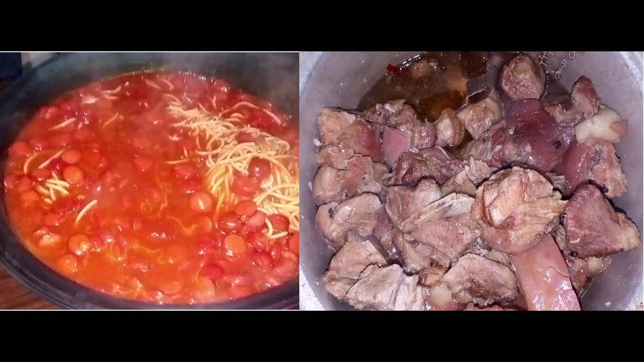Nagluto ng Pork humba at Spaghetti ! tumingkim si Miming Cat at si ...