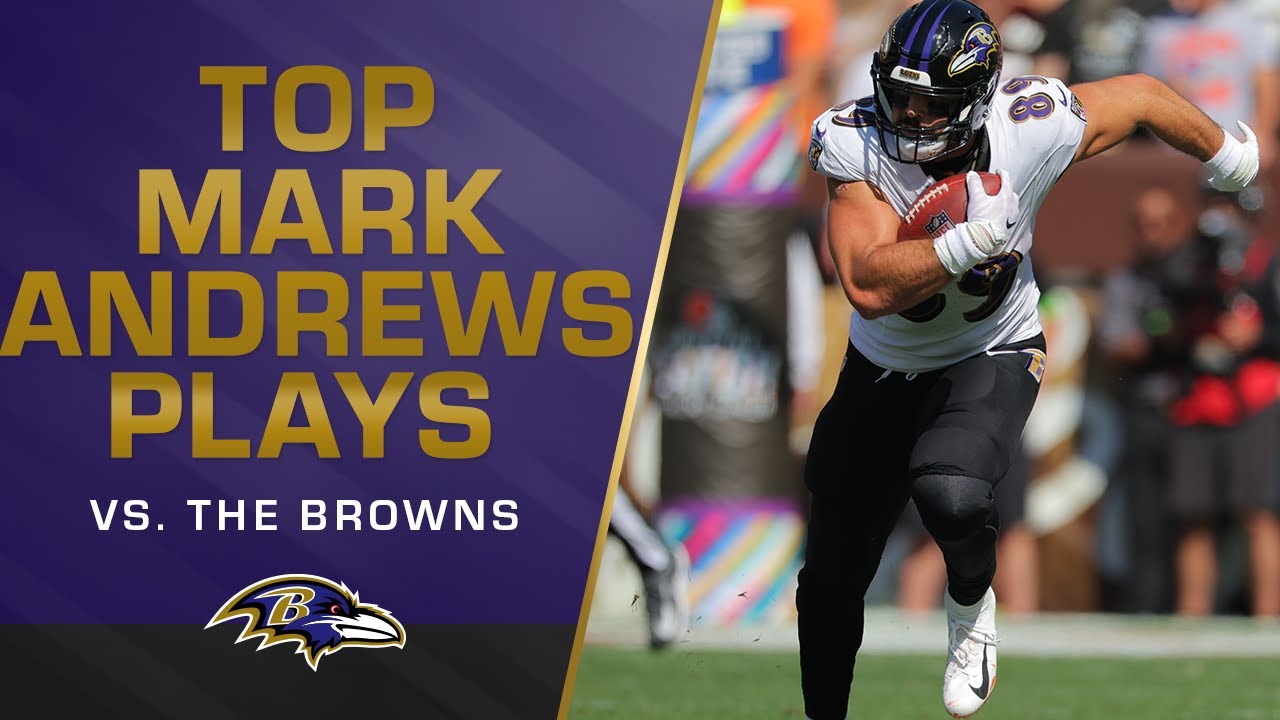 Top Plays: Every Mark Andrews Catch in Two-Touchdown Game | Baltimore ...