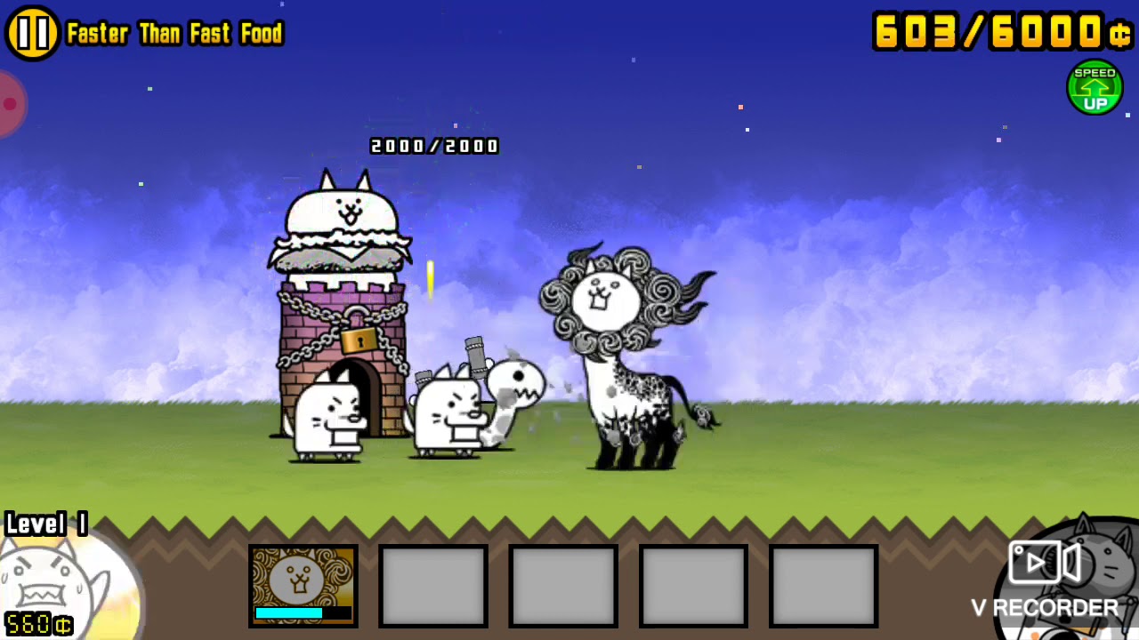 Battle Cats Burger - YouTube