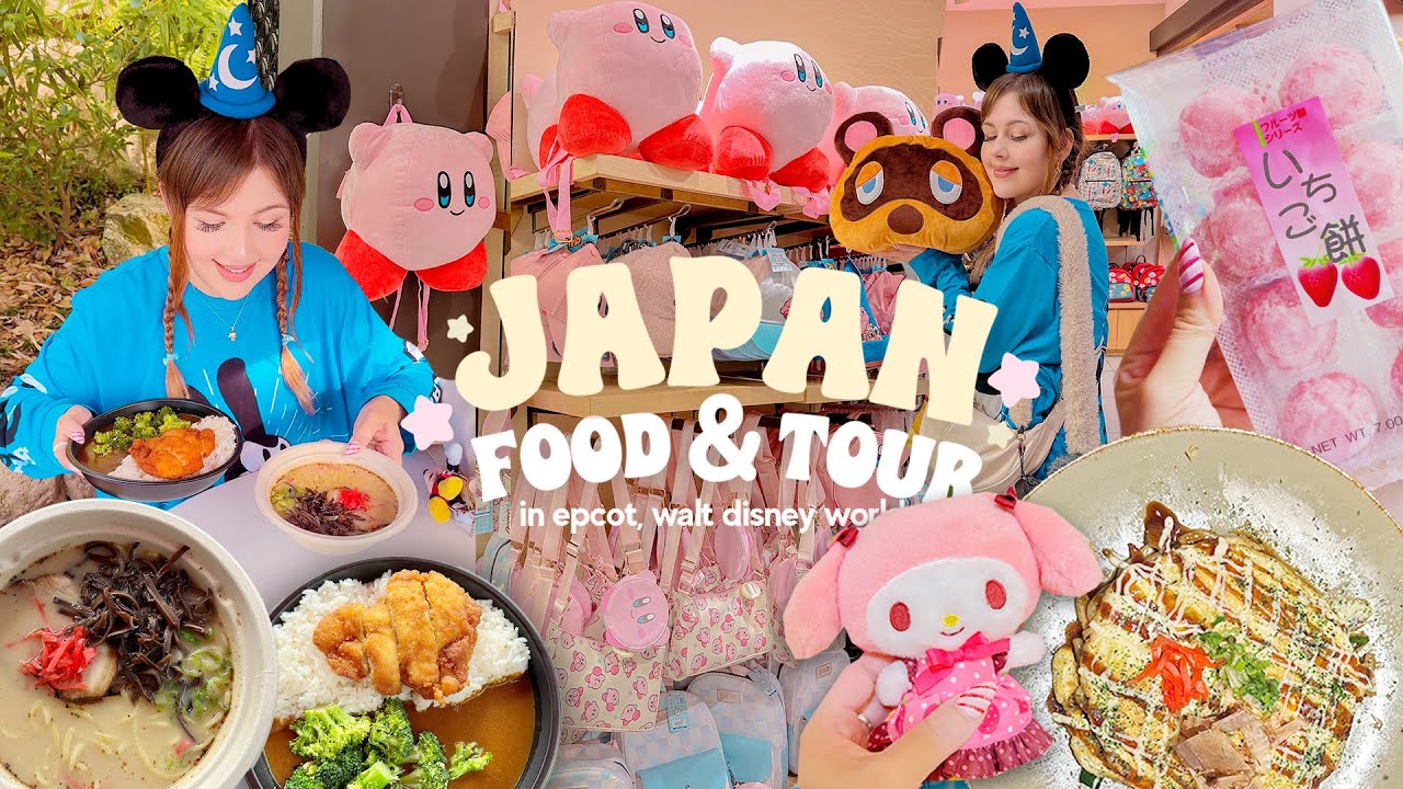 Disney World Vlogs Epic Japan Full Food Tour, Review & Pavillion Tour ...