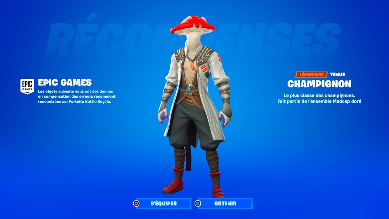 SKIN GRATUIT & Nouvelle MISE À JOUR sur Fortnite ! - YouTube