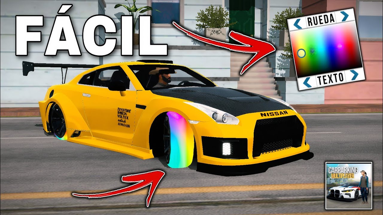 Como Ponerle Muchos Colores A Las Llantas De Tu Coche En Car Parking ...