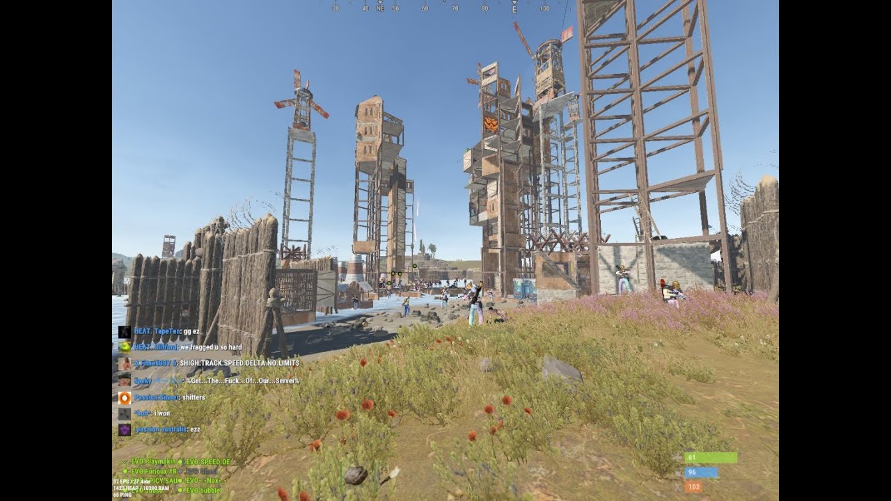 THE BIGGEST ONLINE RAID IN RUST (109 vs 9) 1500+ ROCKETS - YouTube